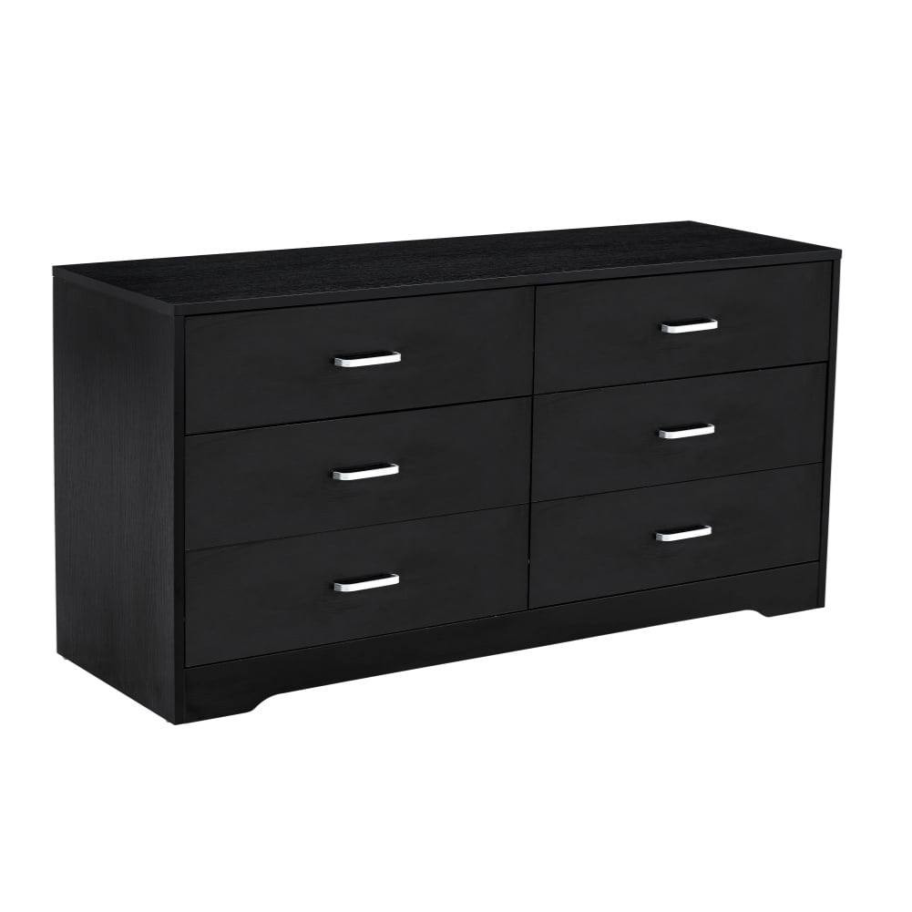 Kojooin 6 Drawer Double Dresser, Wide Chest Of Drawers With Spacious ...