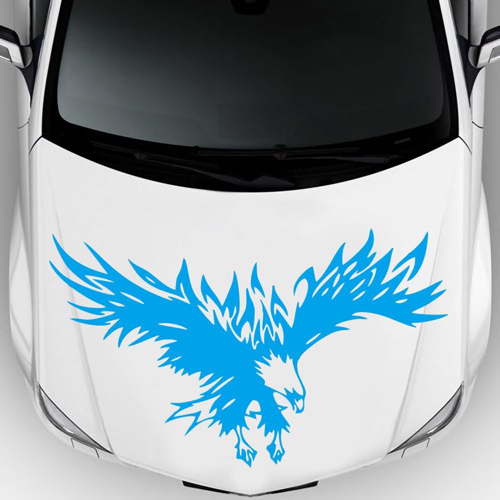 Kojooin Car Stickers Cool Eagle-shaped Graphics Universal Car Hood Body ...