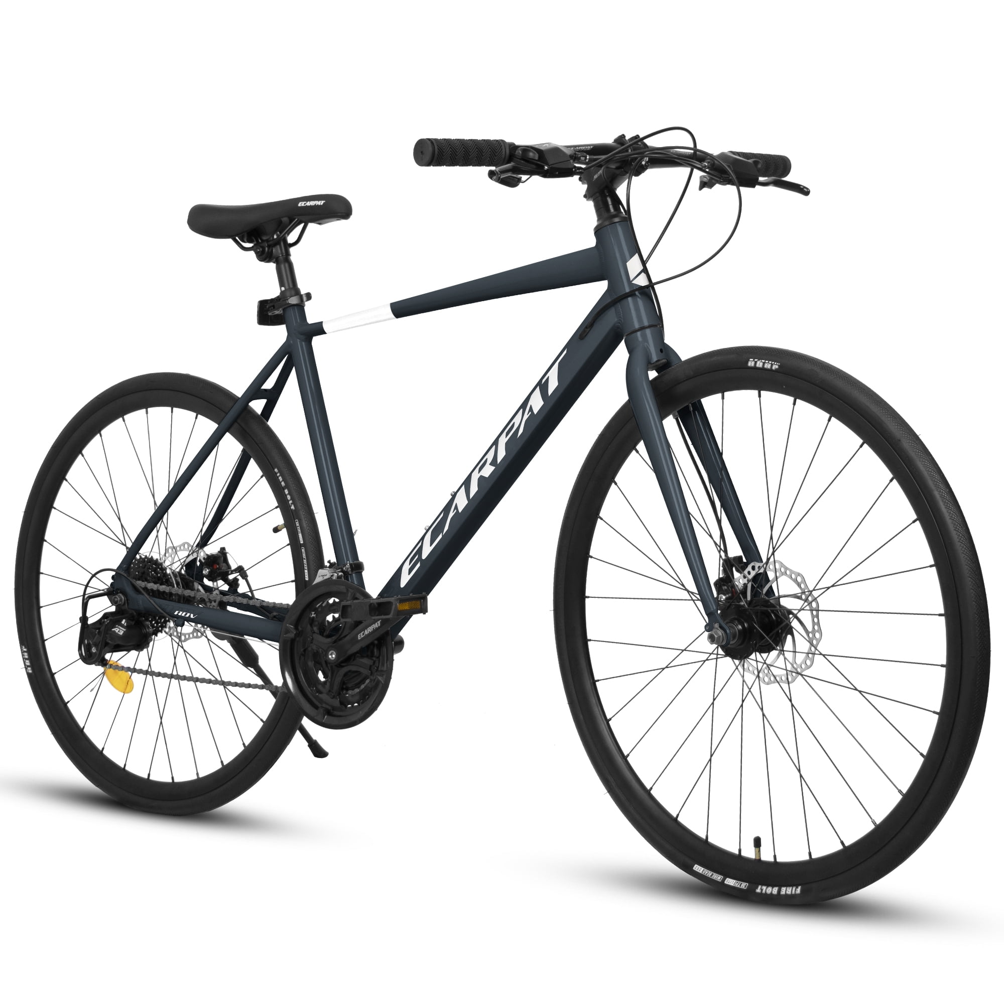 Kojooin City Bike Road Hybrid Bike, 24-speed Aluminium Frame Commuter ...