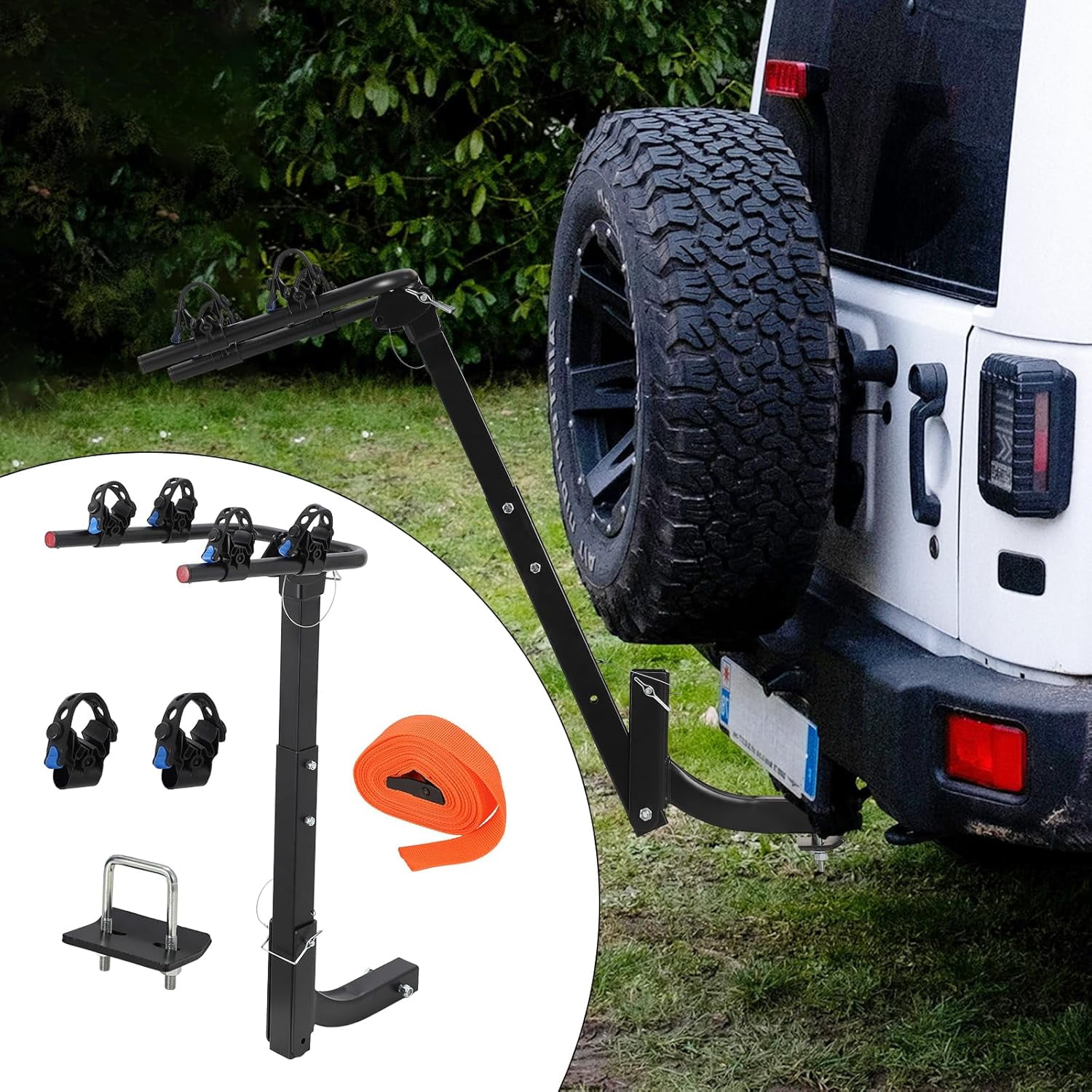 Kojooin Hitch Mount Bike Rack,Trailer Hitch Bike Rack Carrier for Car ...