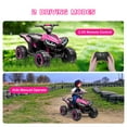 Kojooin Kids Ride On ATV,12V 4 Wheeler Electric Vehicle for Kids 3-8 ...