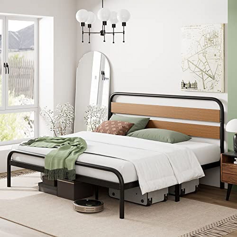 Kojooin King Size Bed Frame with 12.6
