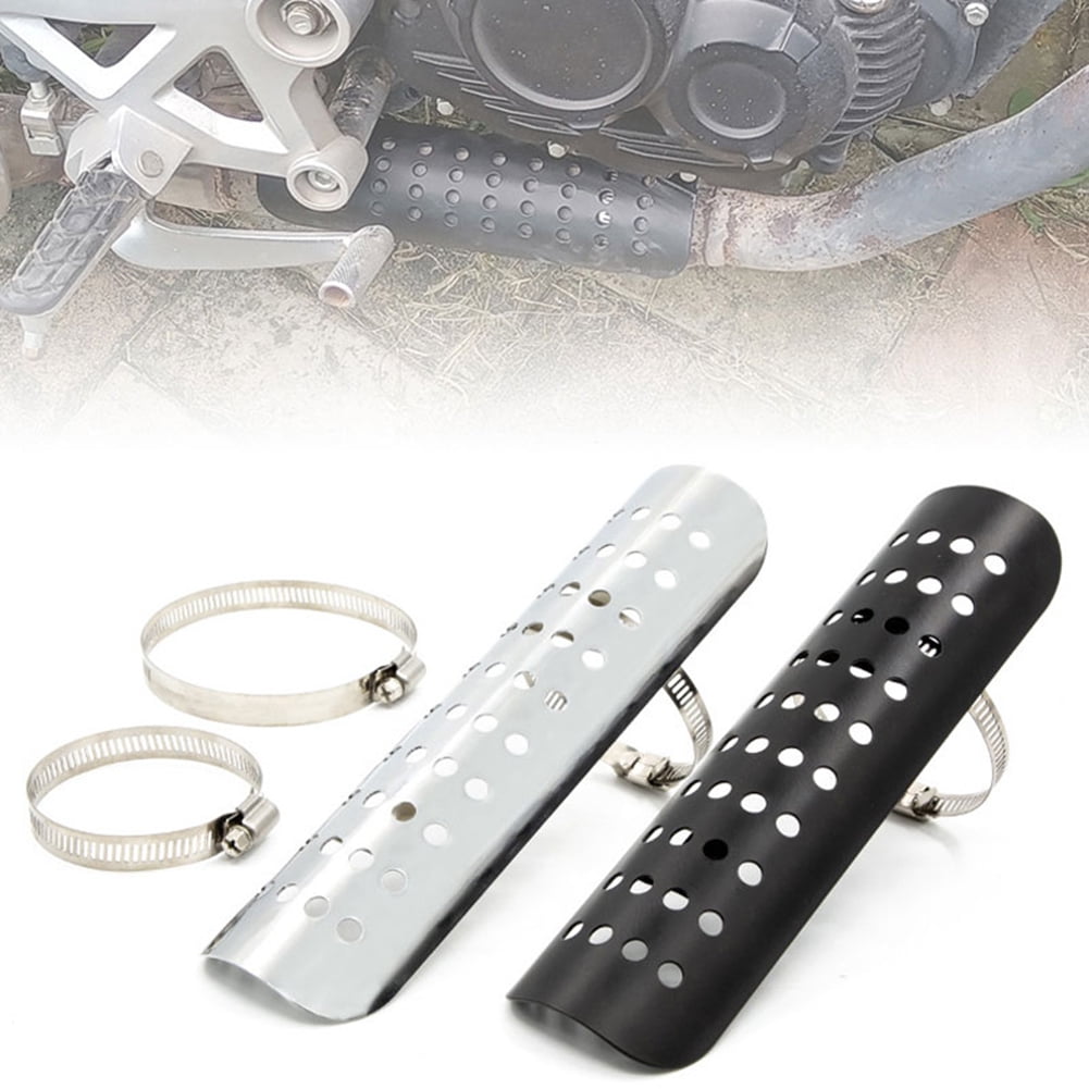 Kojooin Motorcycle Exhaust Pipe Protector Heat Shield Cover Guard ...