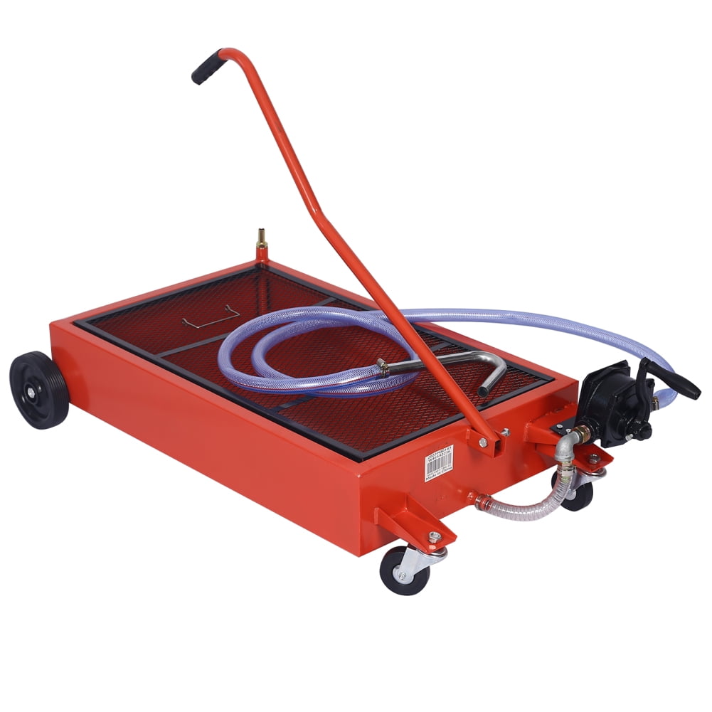 Kojooin Portable Oil Drain Pan Low-Profile Oil Drain Tank With Hand ...