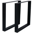 Kojooin Square Table Legs 28 X 35 Wide Metal Table Legs Heavy Duty Steel Desk Legs Table Leg
