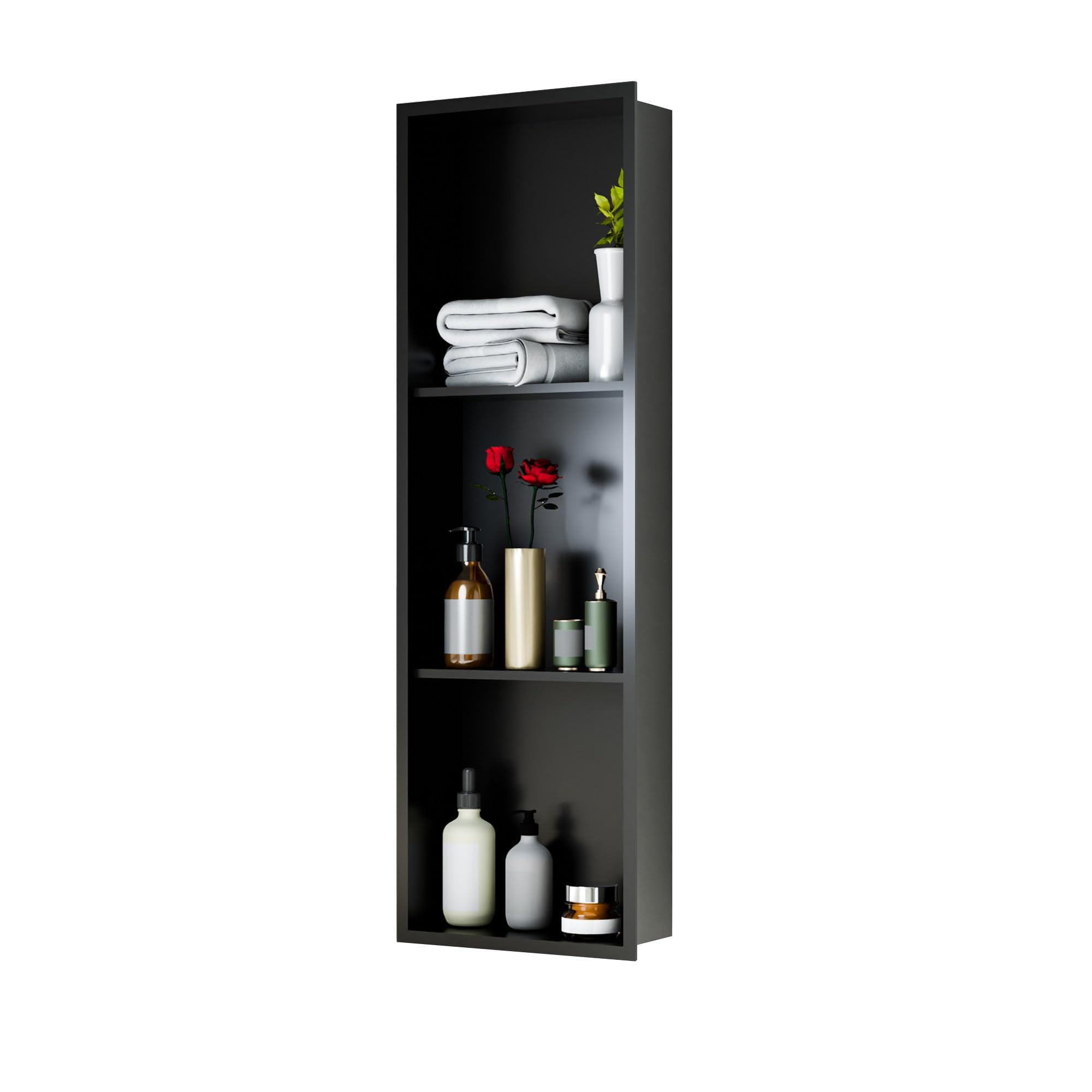 Kojooin Stainless Steel Tile Ready Shower Niche – Waterproof Recessed ...