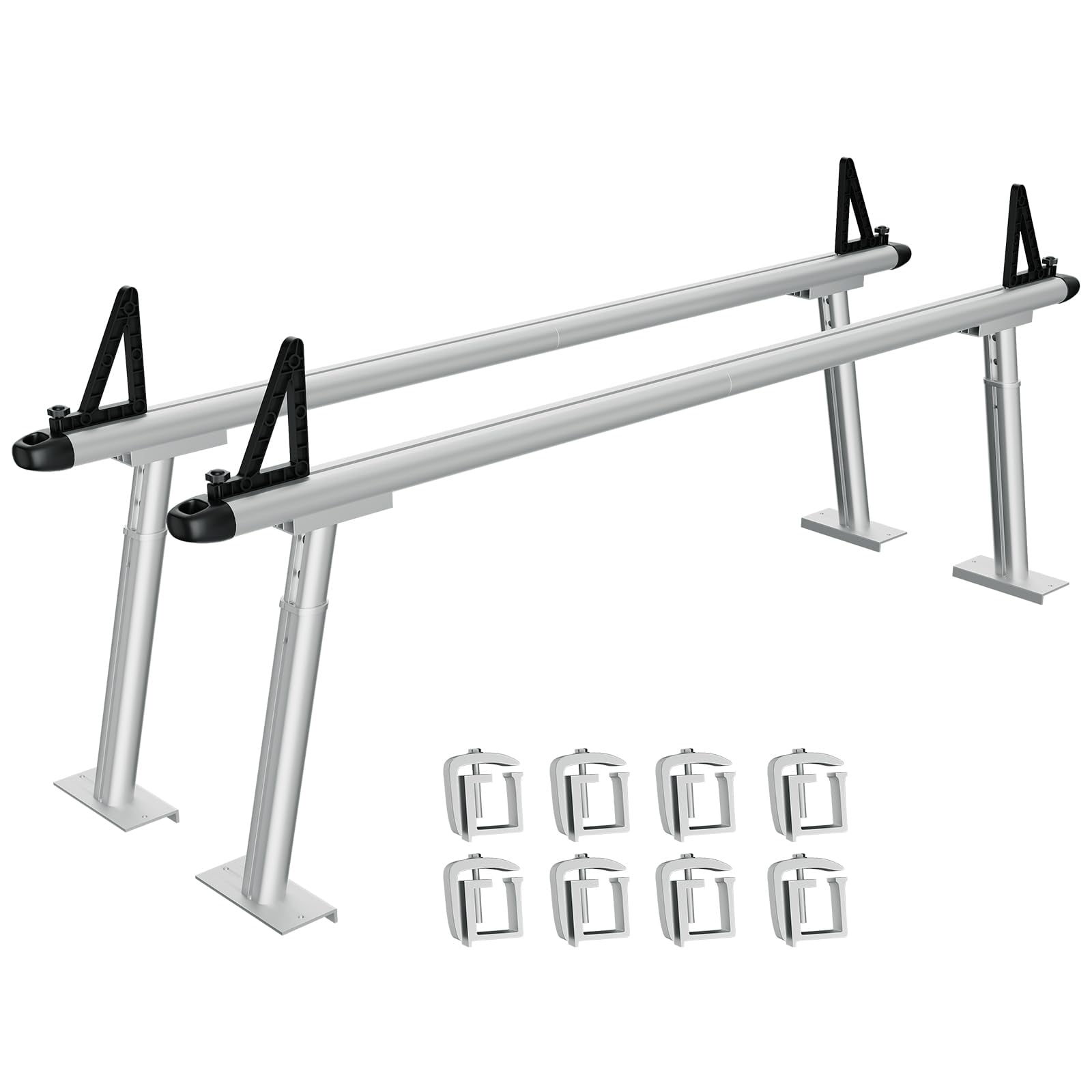 Kojooin Truck Rack, 17-29 in Aluminum Adjustable Ladder Rack for Truck ...