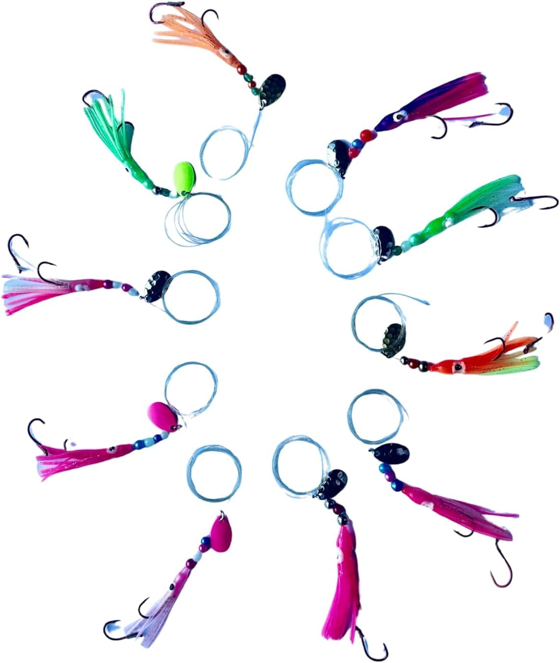 Kokanee Fishing Hoochies - 10 Pack - Walmart.com