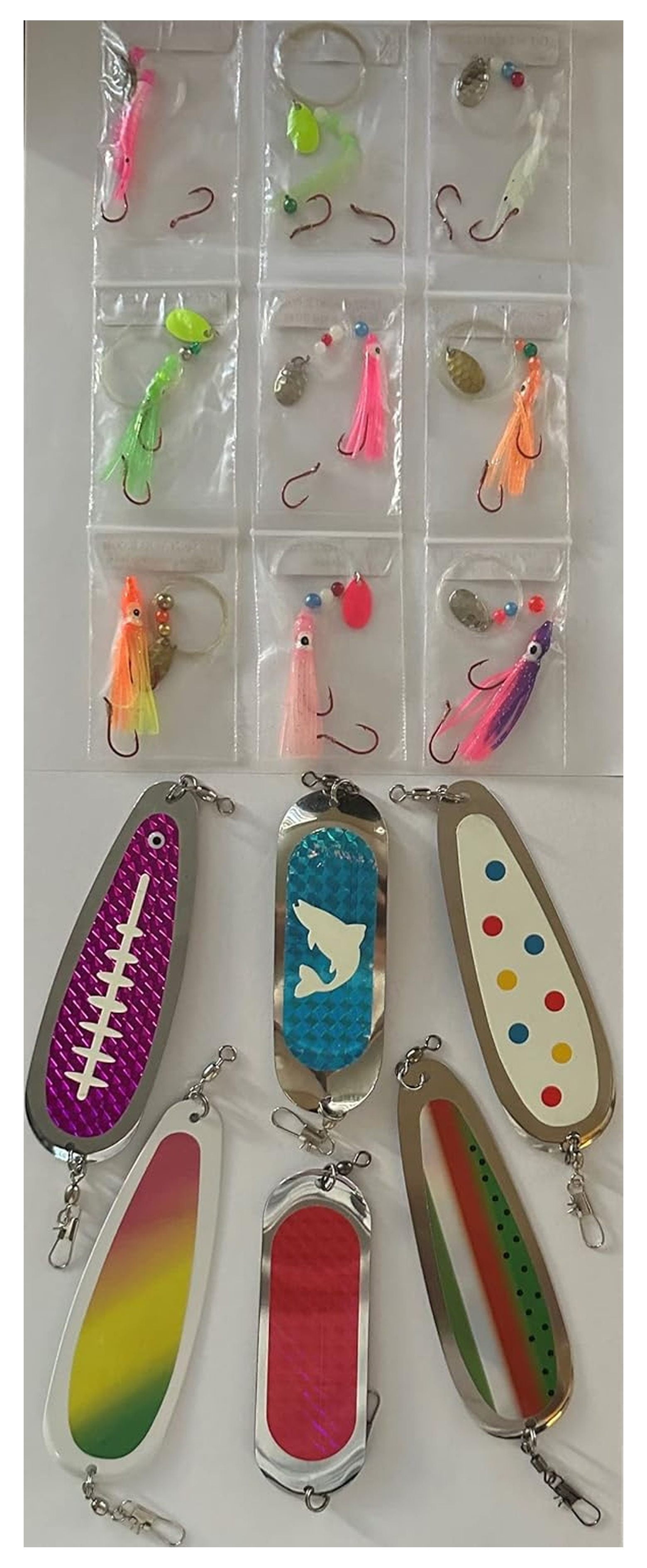 Kokanee Salmon Fishing Kit - Dodgers, Flashers, Hoochies, Shrimp Lures ...