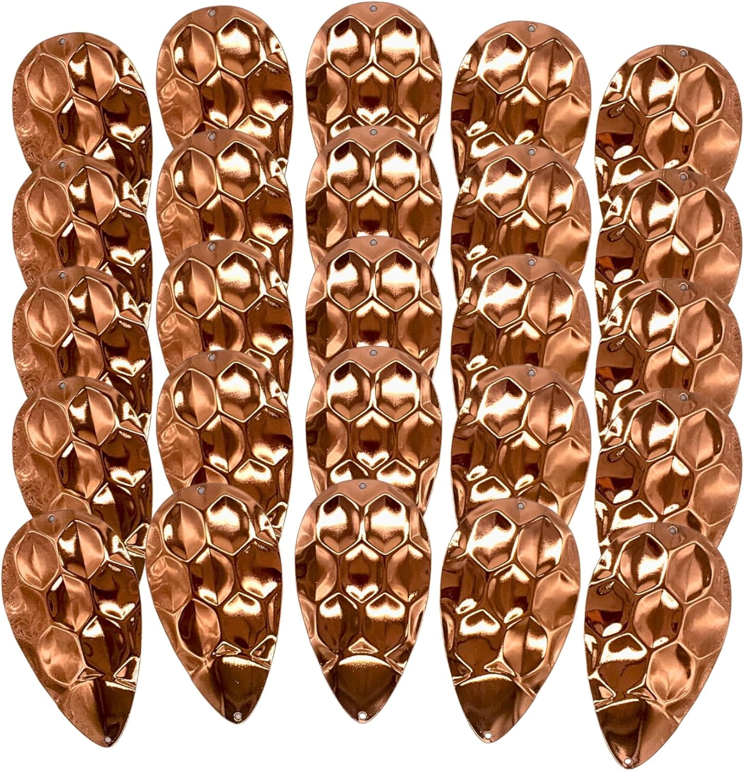 Kokanee Salmon Jet Dodger Blanks 25-Pack – Copper, Silver & Gold Steel ...