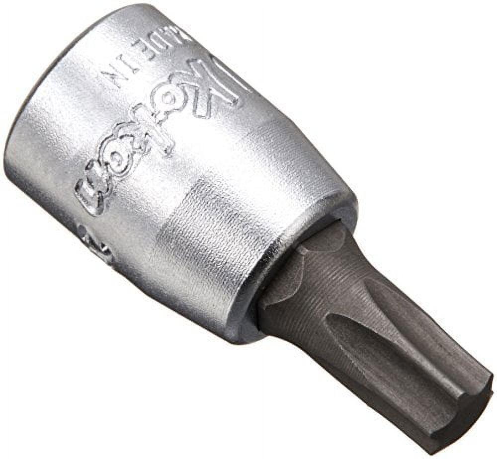 Koken 1/4 (6.35mm) SQ. Torx Bit Socket Length 28mm T30 2025.28-T30 - Walmart.com
