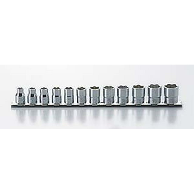 Koken 3/8 (9.5mm) SQ. Surface Socket Rail Set 12 pieces RS3410M / 12 ...