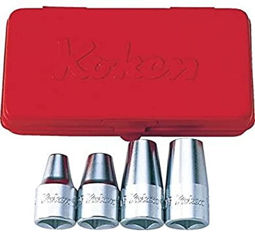 Koken 4203M 1/2 Inch Sq. Dr. Stud Bolt Setter set M6-M12 4 Pieces ...
