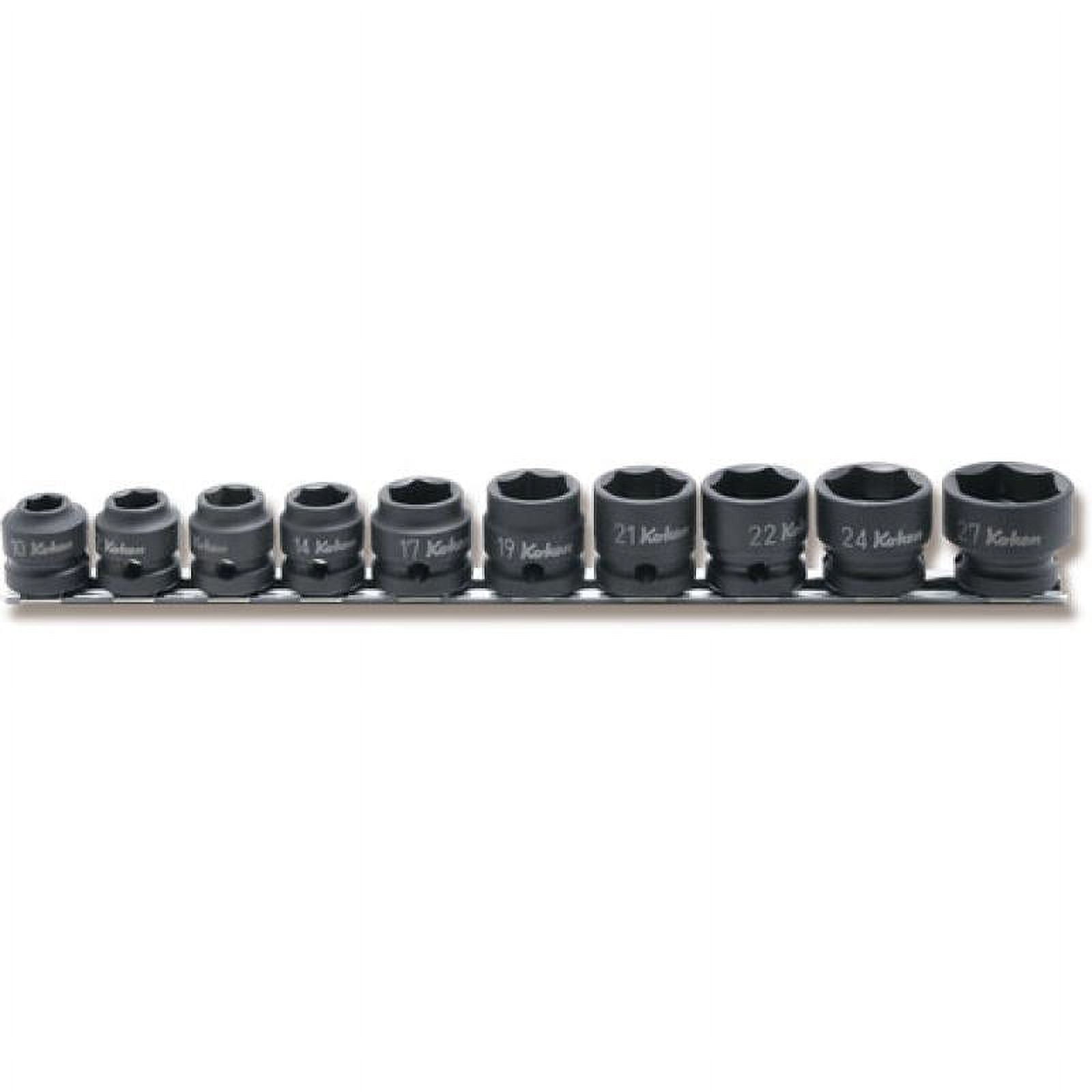Koken RS14401MS/10 Socket set 10-27mm 6 Point 300mm Thin walled 10 pieces - Walmart.com
