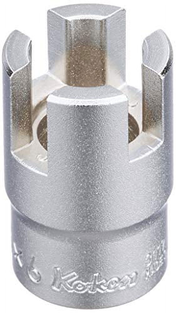 Koken Socket 3/8 (9.5mm) SQ. Thumbscrew Socket 5.5 × 6mm 3119-5.5 × 6 ...