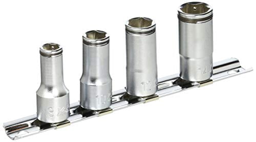 Koken Socket Set 3/8 (9.5mm) SQ. Nut Grip Semi-Deep Socket Rail Set RS3 ...