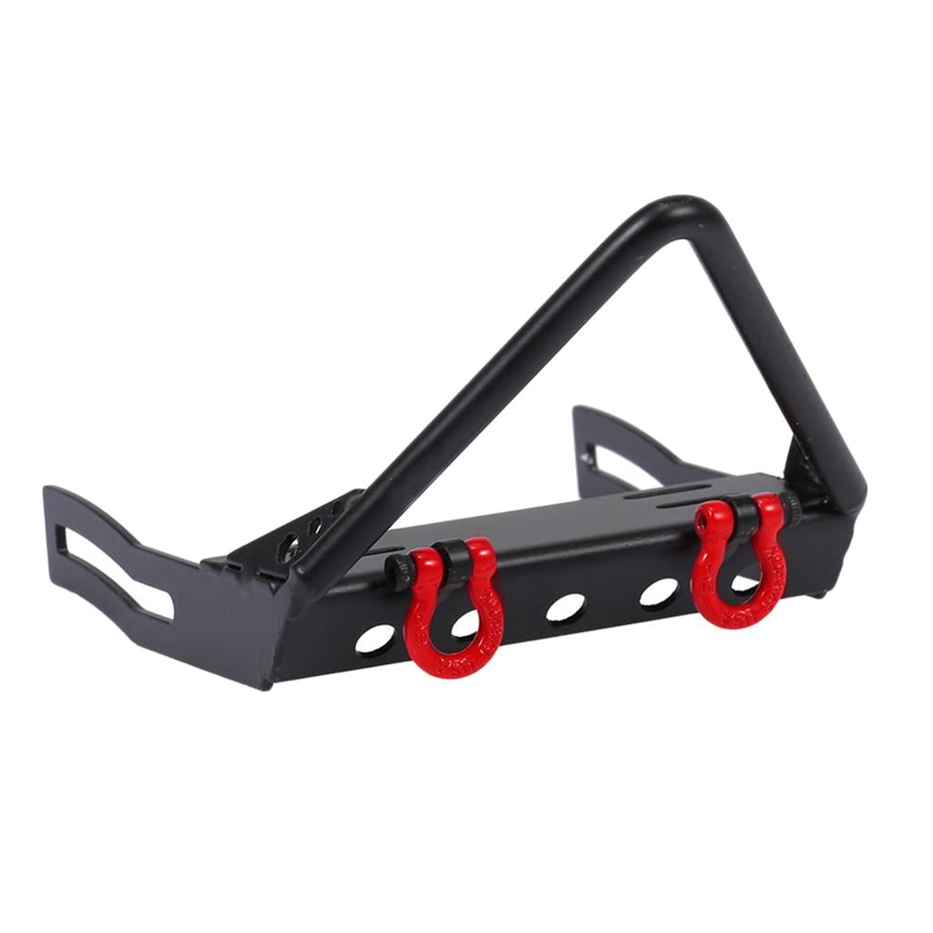 Kokiya 1/10 Metal Front Bumper Bull Bar with Tow Shackles for Axial ...