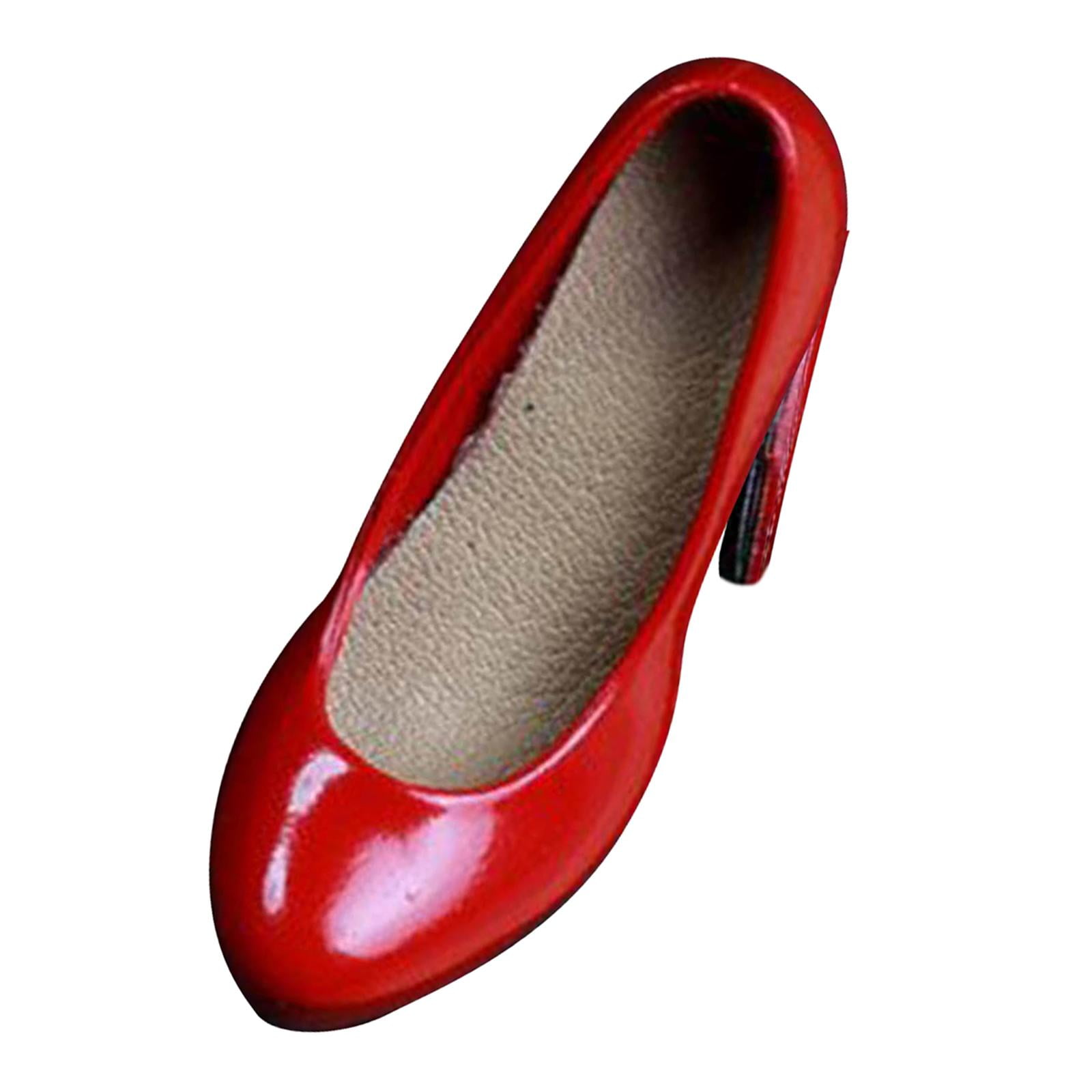 Kokiya 1/6 Scale Figure Pointed Toe Pumps Shoes Cosplay Retro Miniature ...