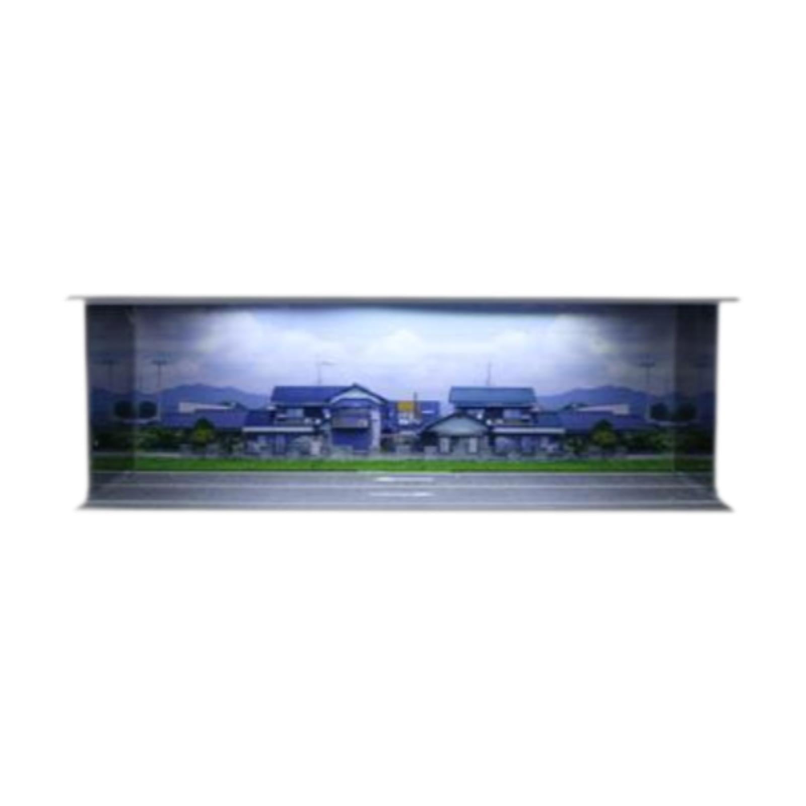 Kokiya 1/64 Model Car Display Case Showcase Landscape for Toy Cars ...