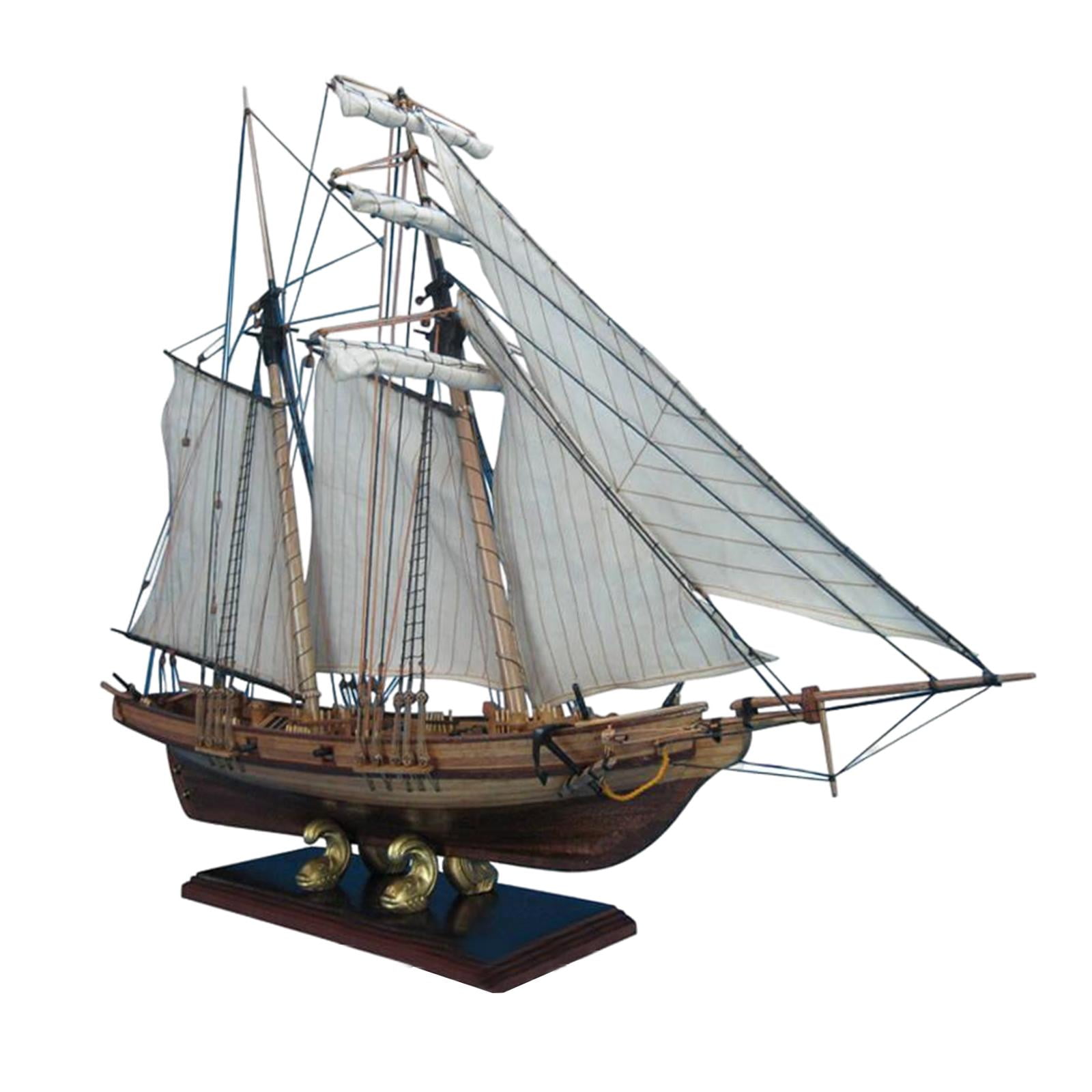 Kokiya 1/70 Sailing Boat Model Kits Halcon180 Table Decor Ornaments 3D ...