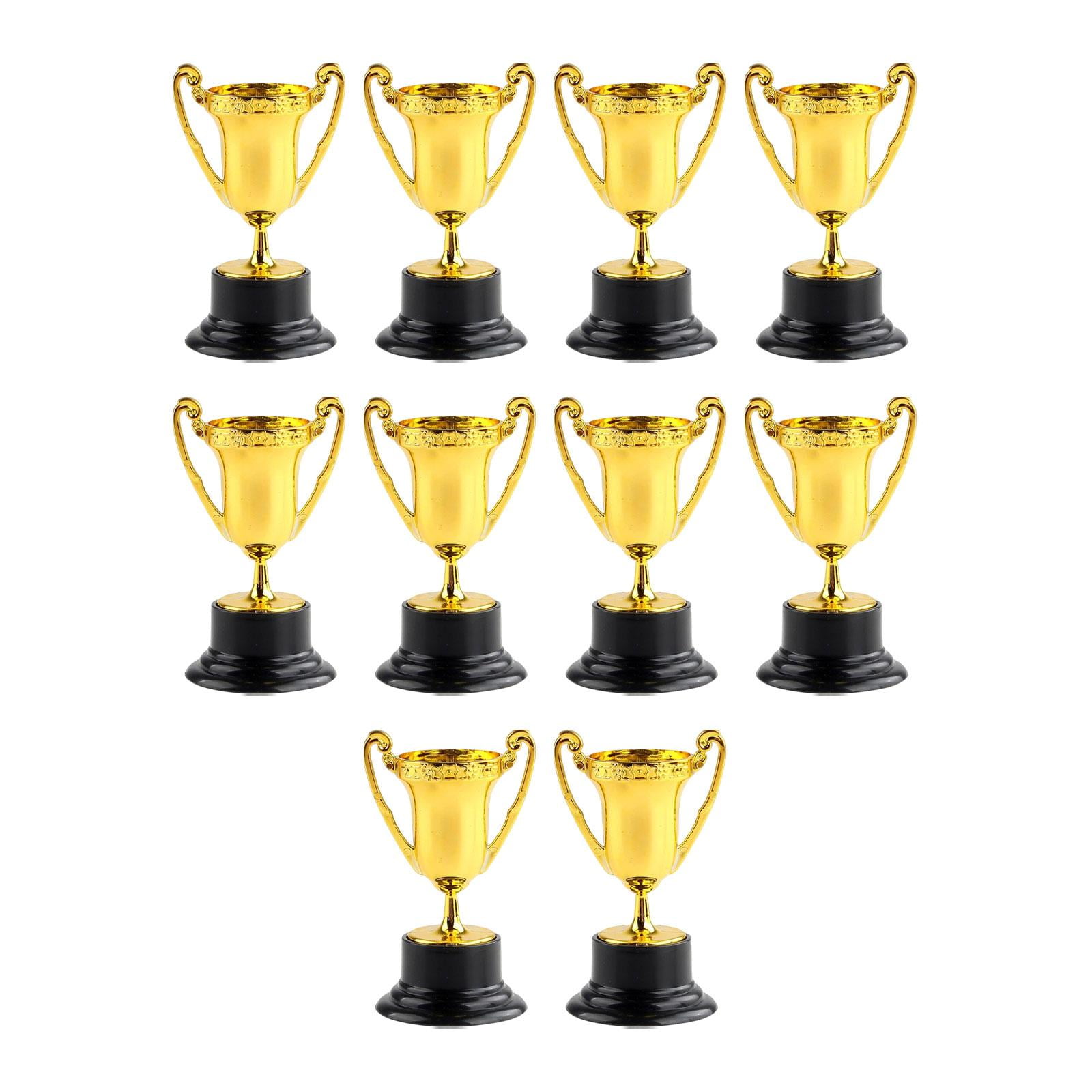 Kokiya 10Pcs Mini Trophy Awards Trophy Cup Keepsake with Base Bulk ...