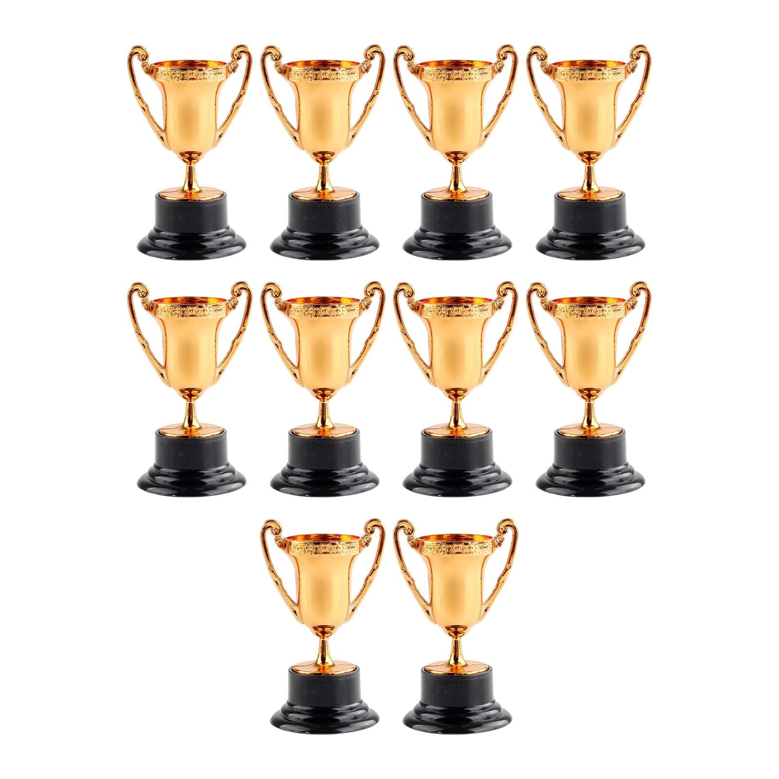 Kokiya 10Pcs Mini Trophy Awards Trophy Cup Keepsake with Base Bulk ...