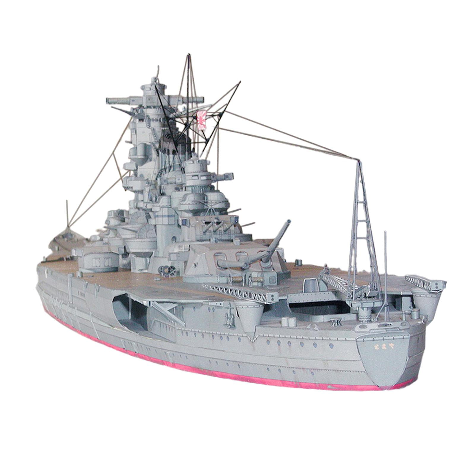 Kokiya 3D WW2 Navy Ship Assemble DIY Paper Model Kits for Kids Adults ...