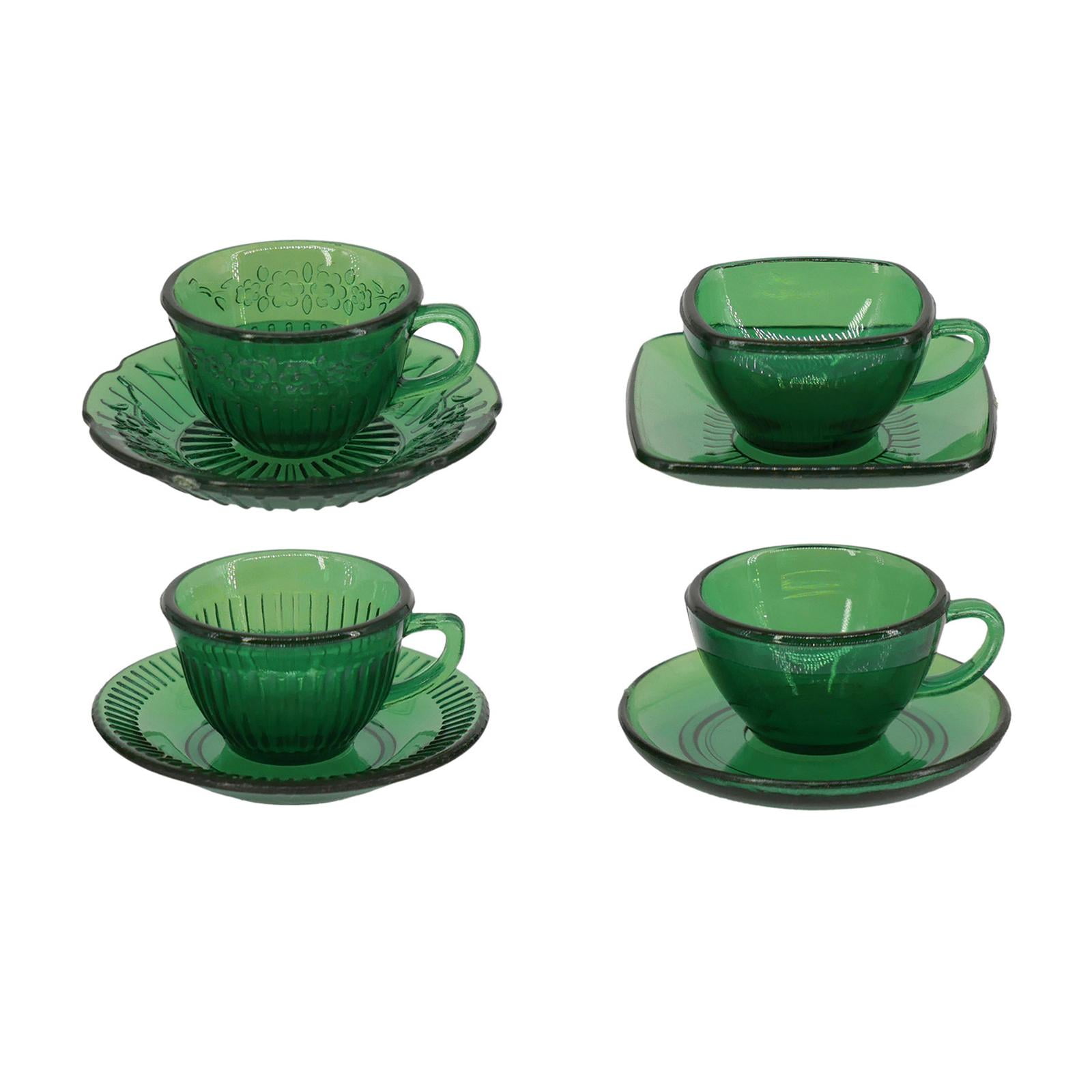 Kokiya 4 Pieces 1/6 Miniature Cups, Dollhouse Coffee Cup Set, Mini ...