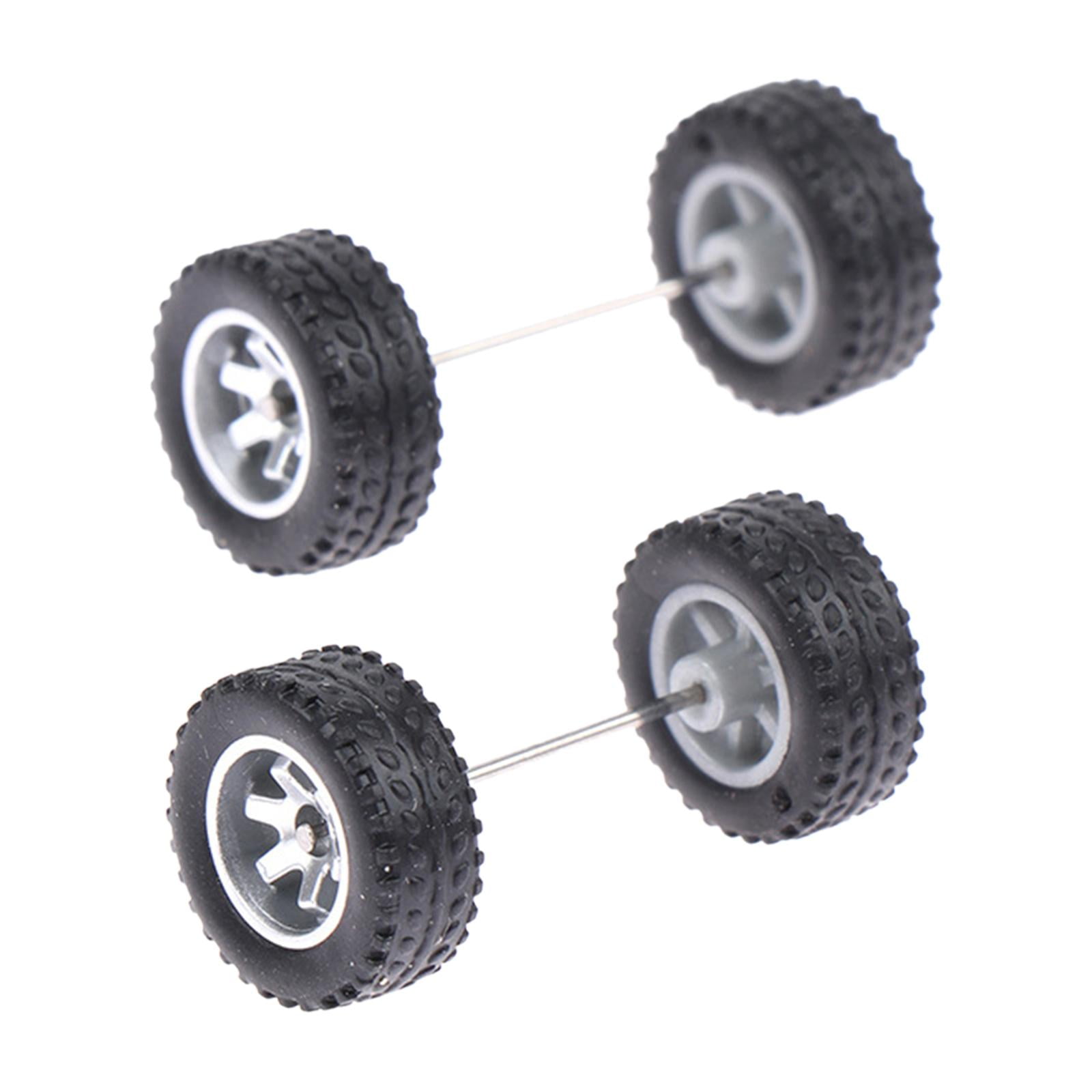 Kokiya 4 Pieces 1: 64 Wheels Simulation Model Car Wheels Tires with ...