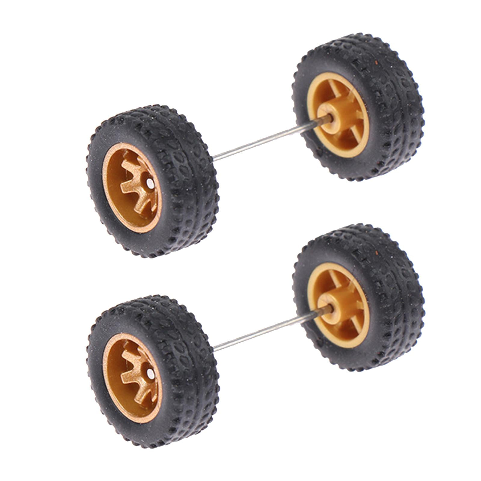 Kokiya 4 Pieces 1: 64 Wheels Simulation Model Car Wheels Tires with ...