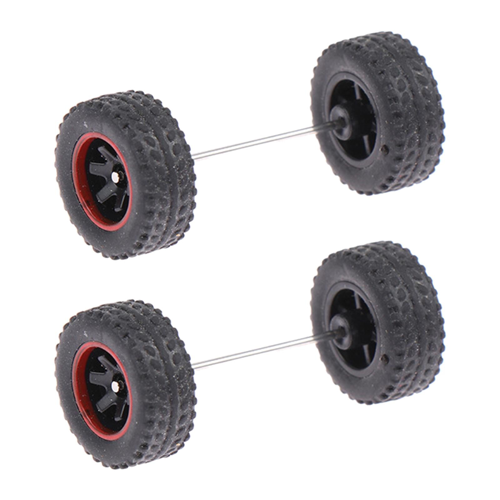 Kokiya 4 Pieces 1: 64 Wheels Simulation Model Car Wheels Tires with ...