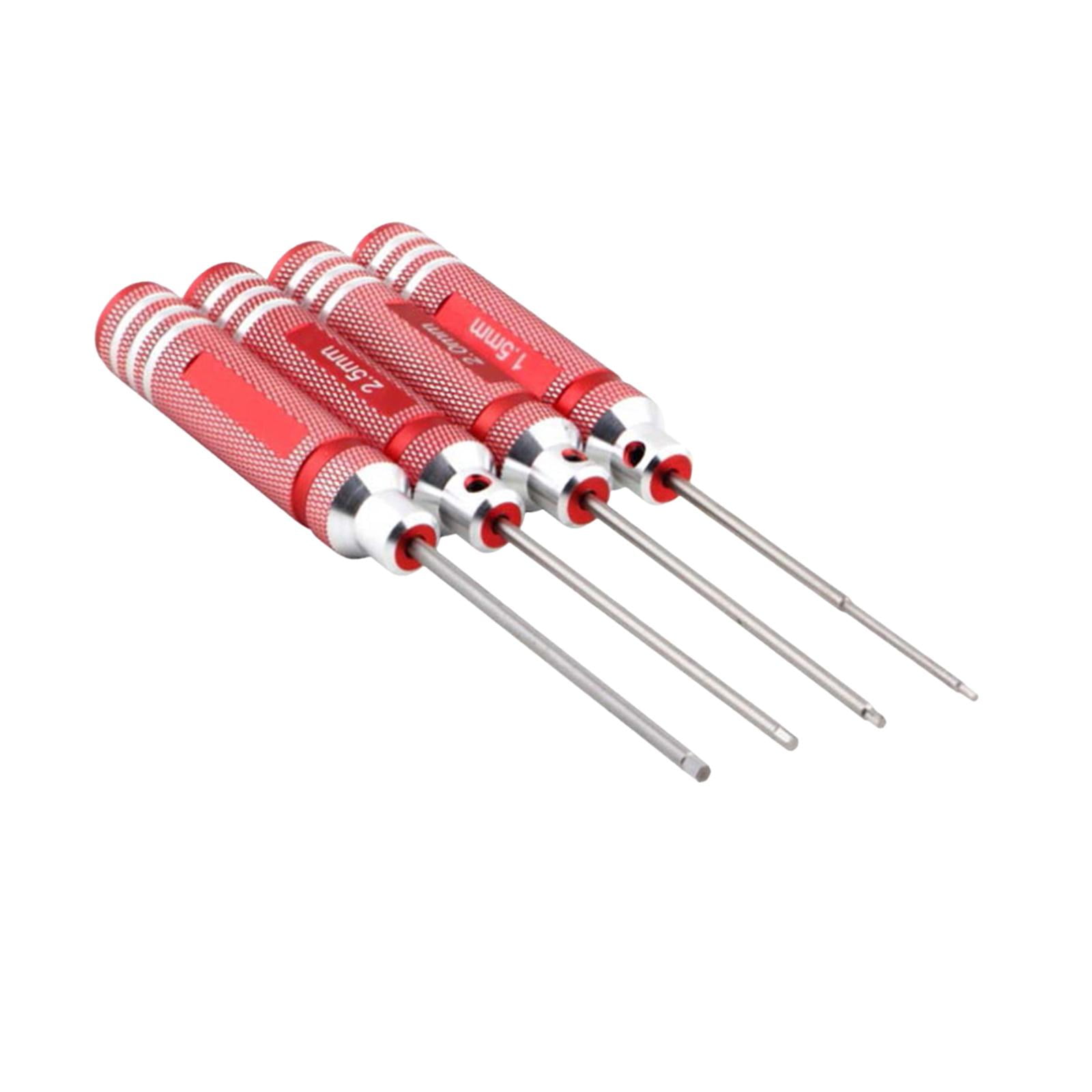 Kokiya 4 Pieces Hex Screw Driver Set Wrench Keys Steel Hexagon ...