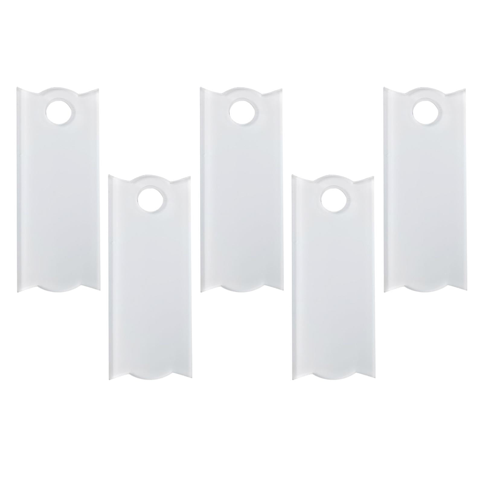 Kokiya 6 Pieces Blank Sublimation Name Plates DIY Multifunctional ID ...