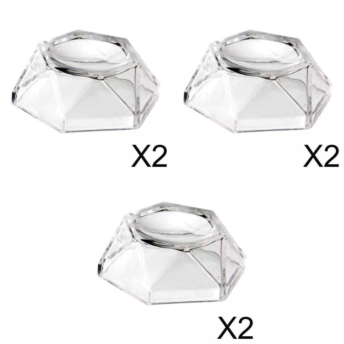 Kokiya 6pcs Clear Display Stand Holder Crystal Ball Marbles Sphere ...