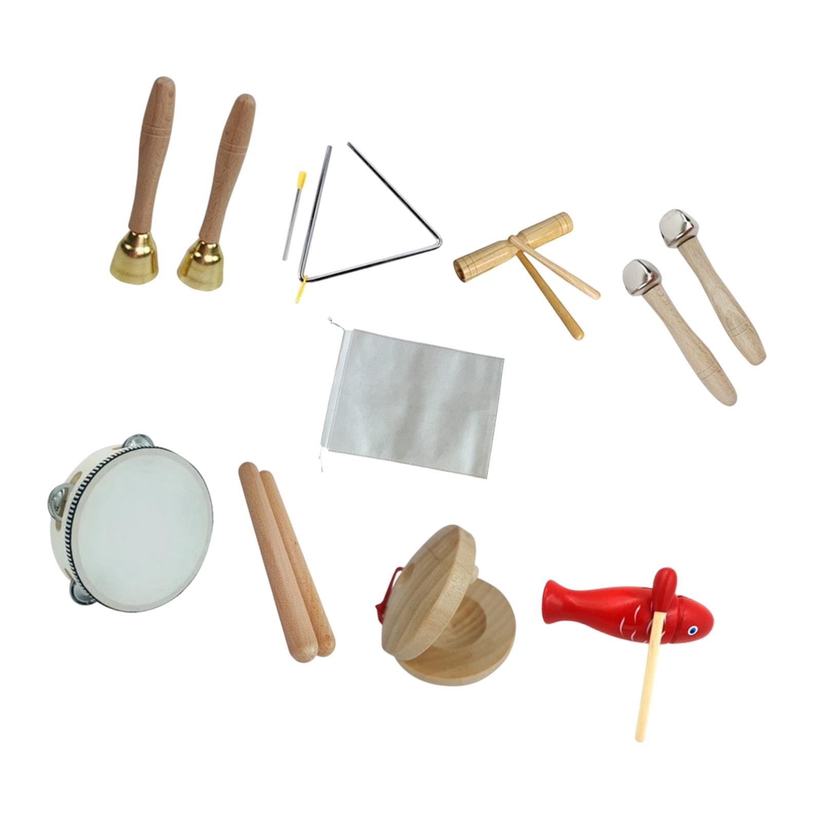 Kokiya 8Pcs Kids Musical Instruments Set Hand Eye Coordination Portable ...