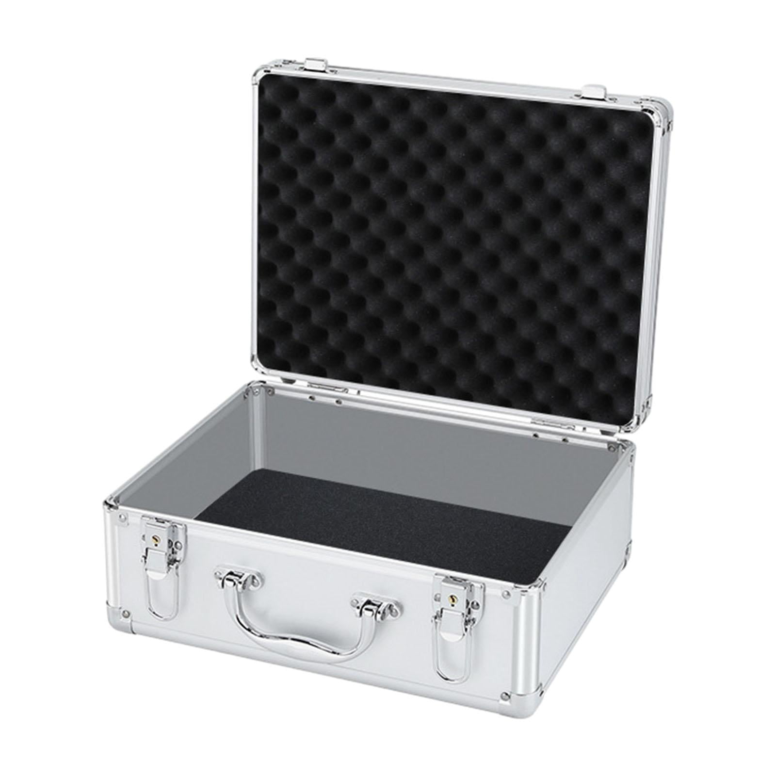Kokiya Aluminum Case with Foam,large Accessory box,Hard Shell Carrying ...
