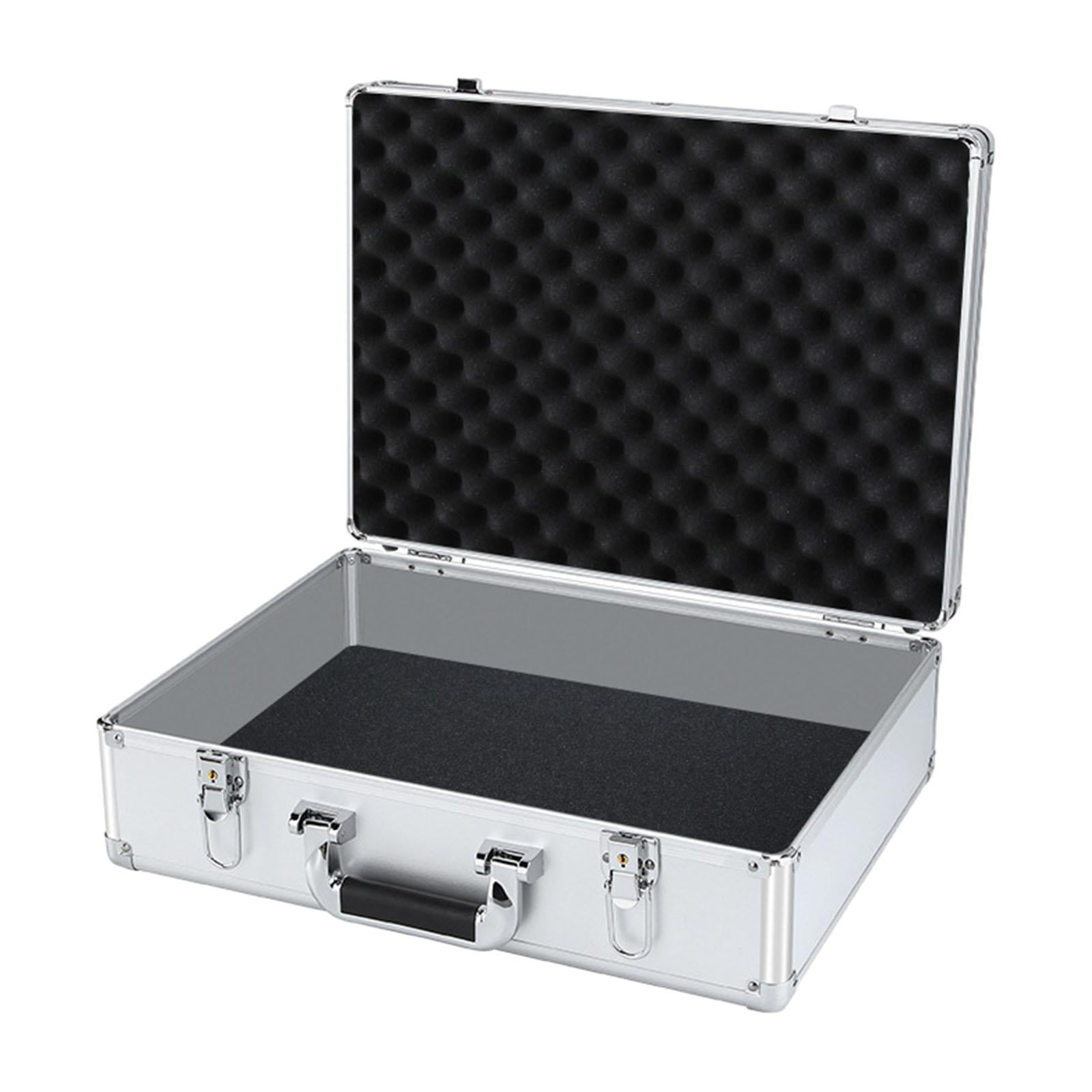 Kokiya Aluminum Case with Foam,large Accessory box,Hard Shell Carrying ...
