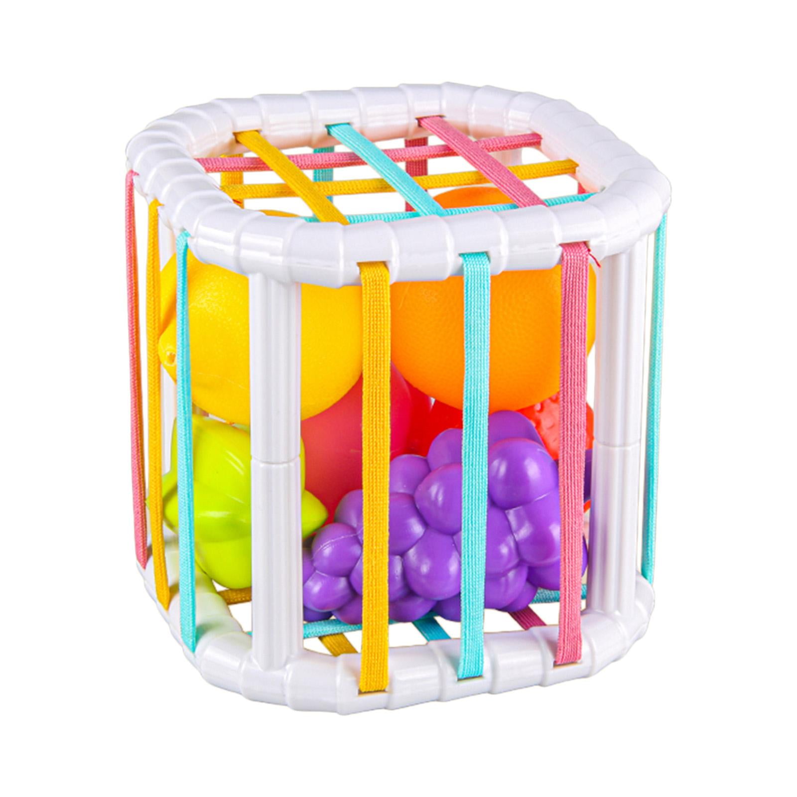 Kokiya Baby Shape Sorter Colorful Elastic Bands Educational Toy Early ...