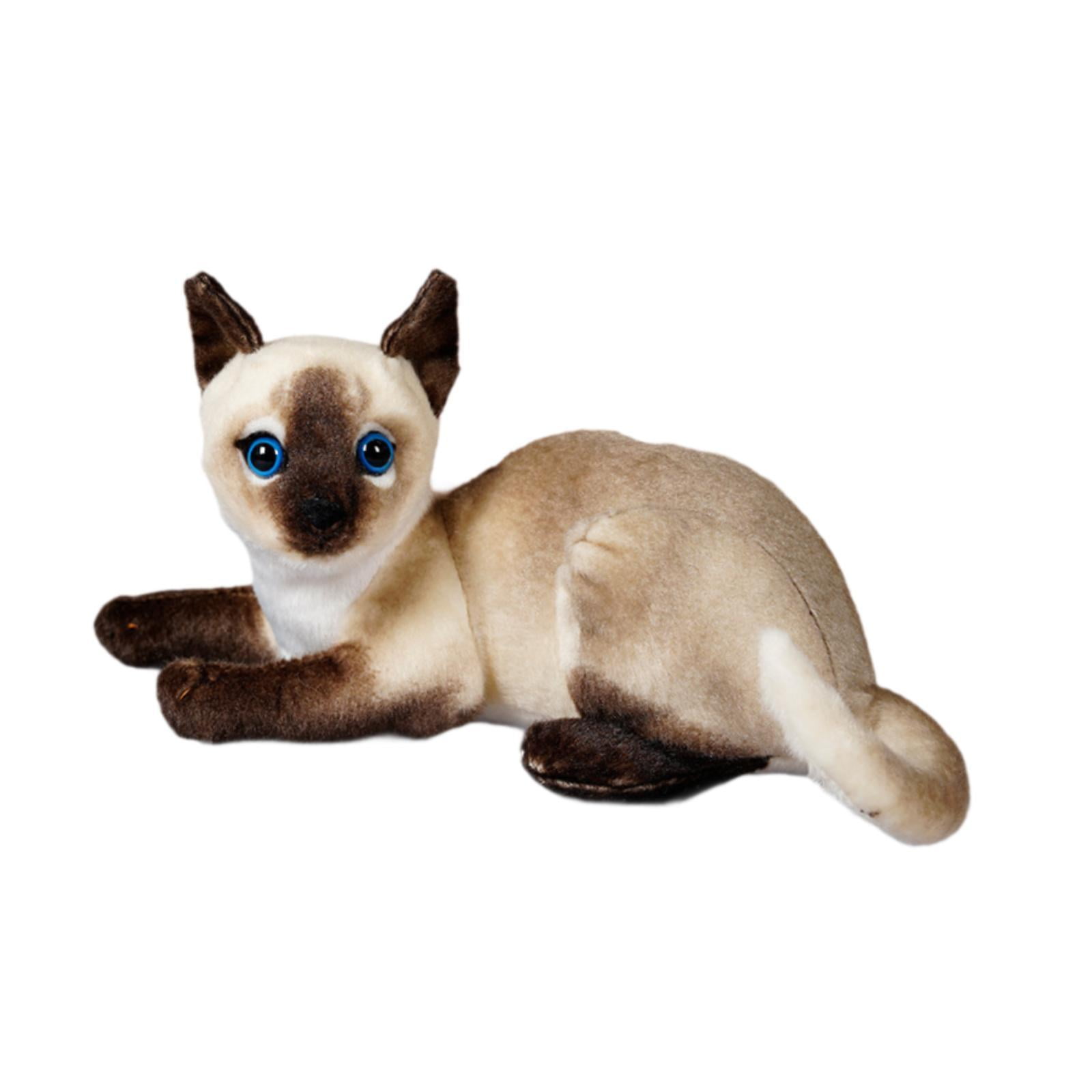 Kokiya Cat Toy Collectible Home Decoration Realistic Cat Doll for Teens ...