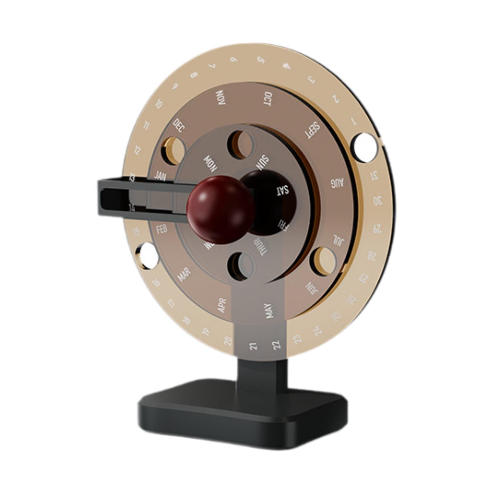 Kokiya Circular Turntable Calendar,Acrylic Calendar Sign,Manual ...