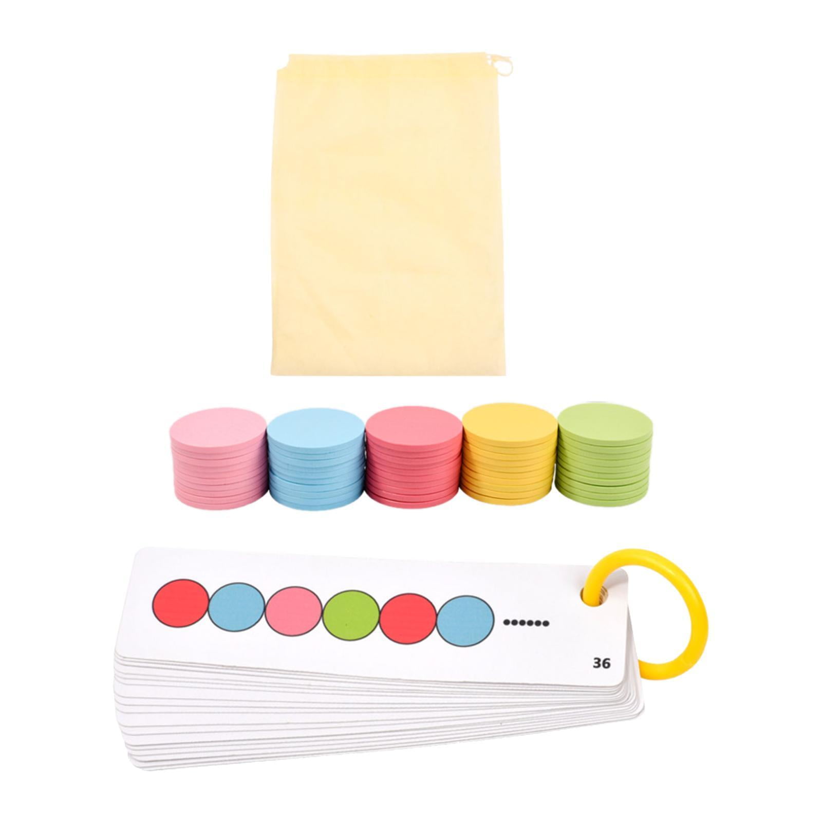Kokiya Color Sorting Chips Matching Game Fine Motor Learning Counting ...