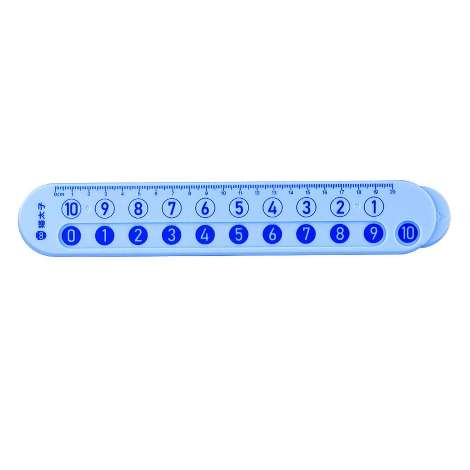 Kokiya Digital Decomposition Ruler 20cm Straight Ruler Within 10 And 20 ...