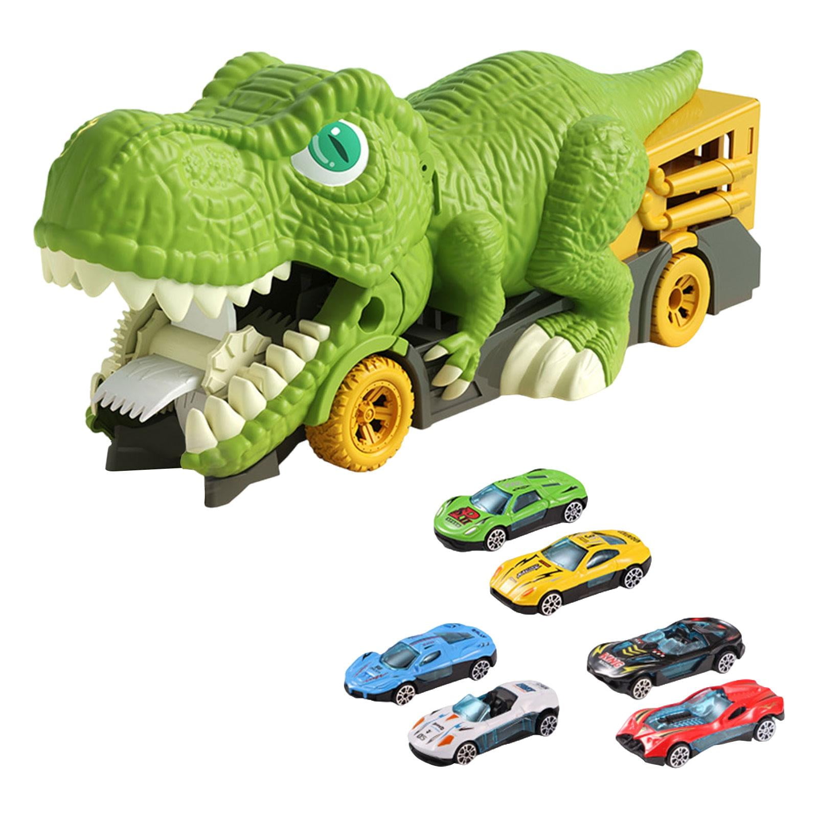 Kokiya Dinosaur Eating Cars Portable Creative Carrier Truck for Kids ...