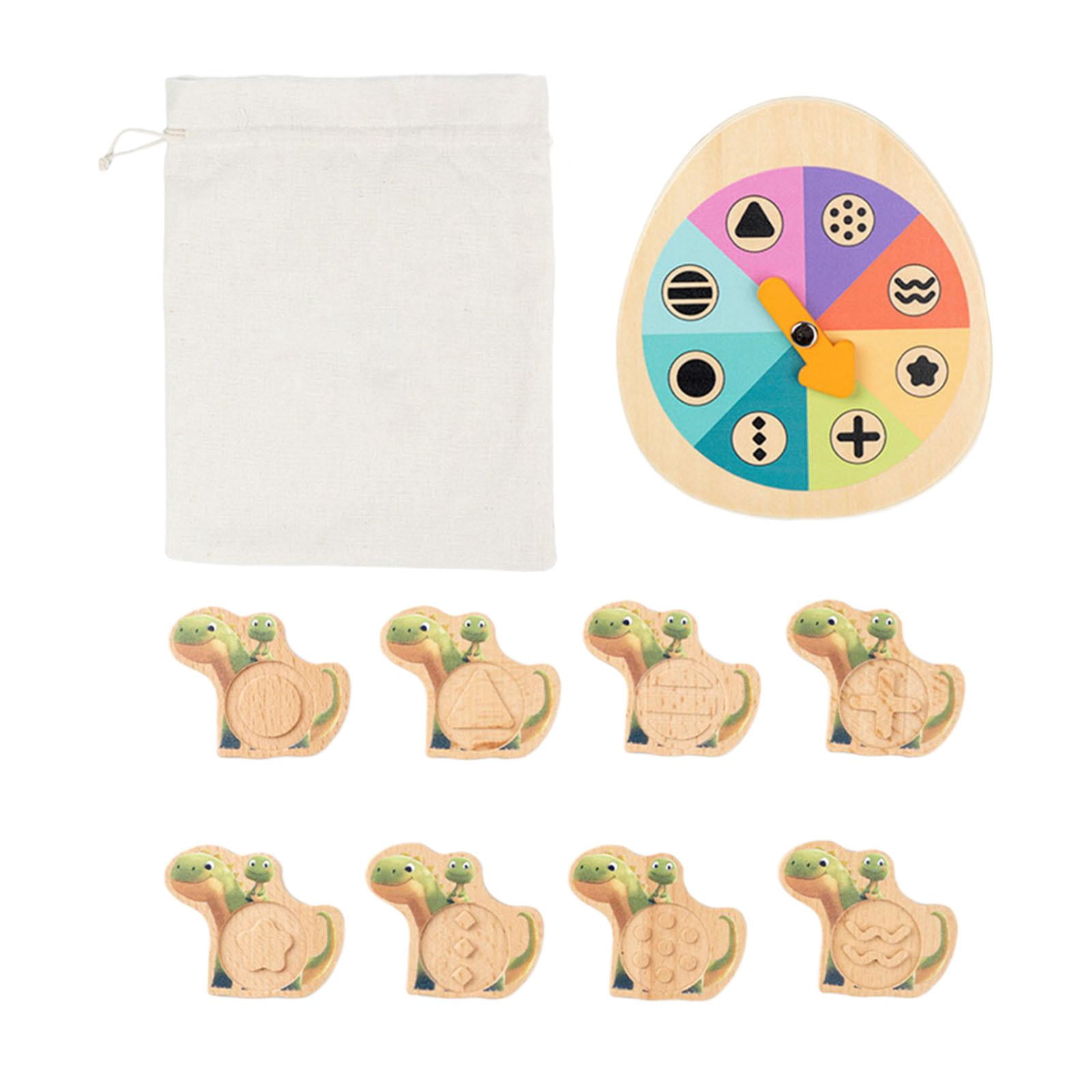 Kokiya Dinosaur Toy Sensory Blocks Fine Motor Skill for Age 2-4 Boys ...