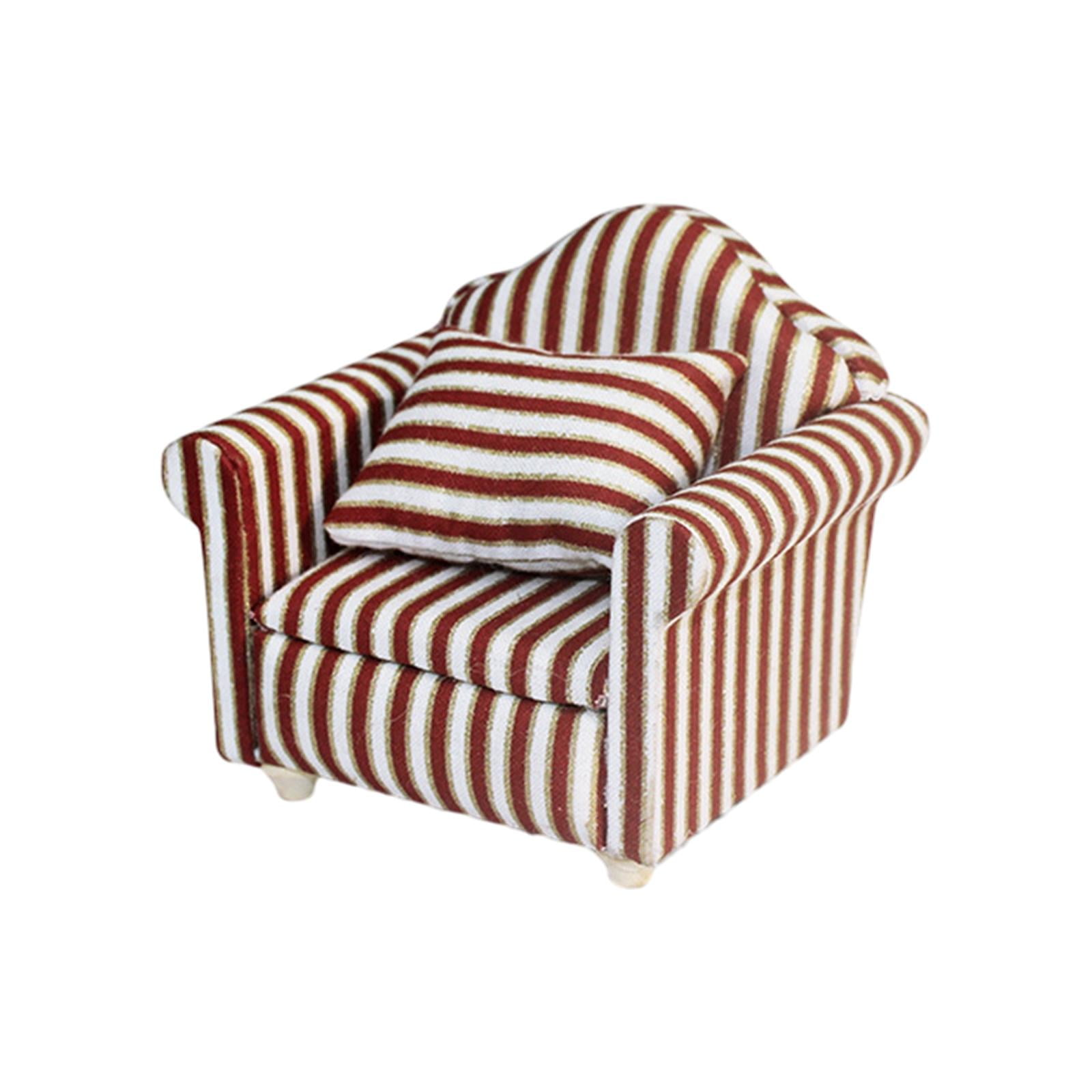 Kokiya Dollhouse Couch 1:12 Scale Mini Life Scene Miniature Scene Doll ...
