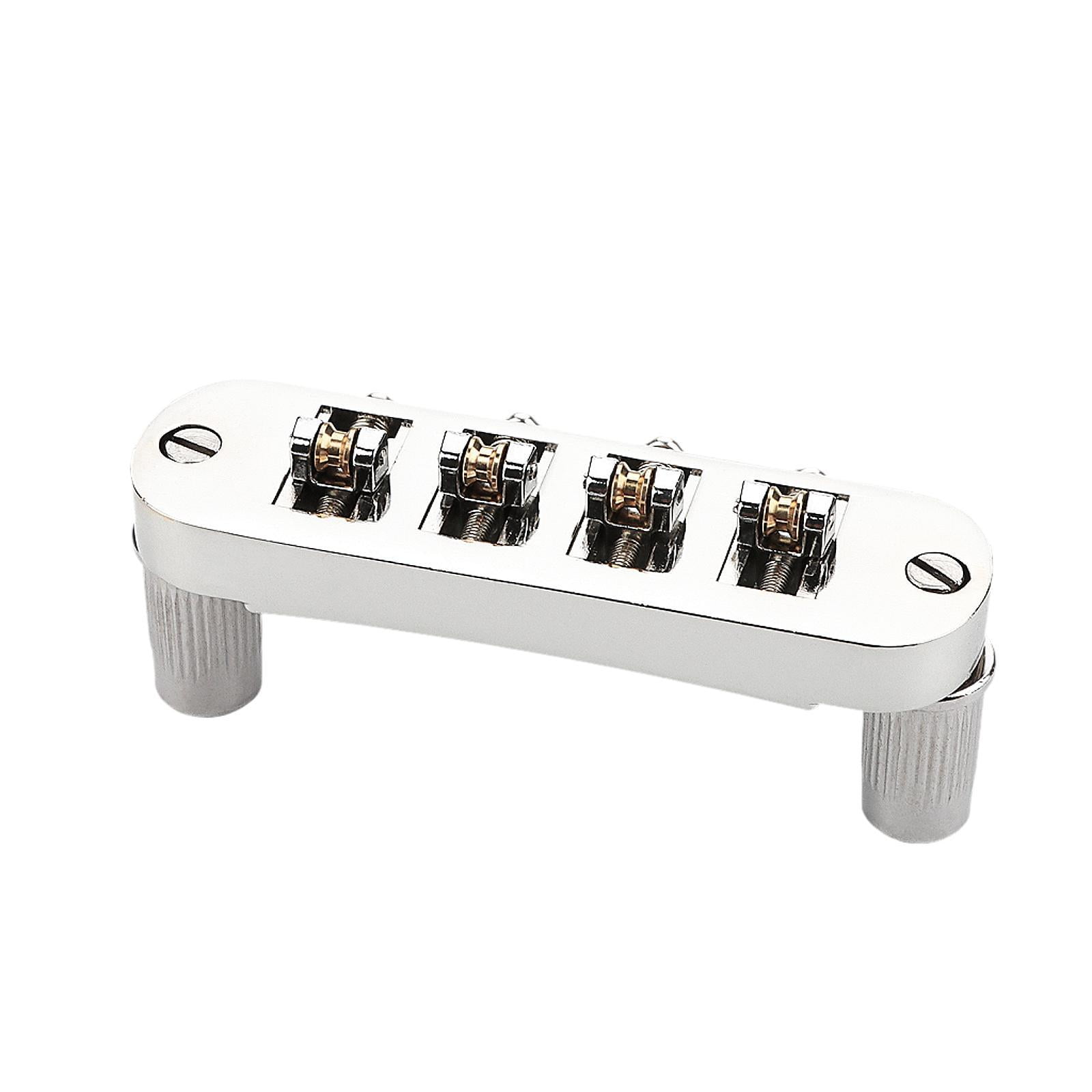 Kokiya Electric Guitar Bridge 4 String Sturdy Replacement Parts for ...