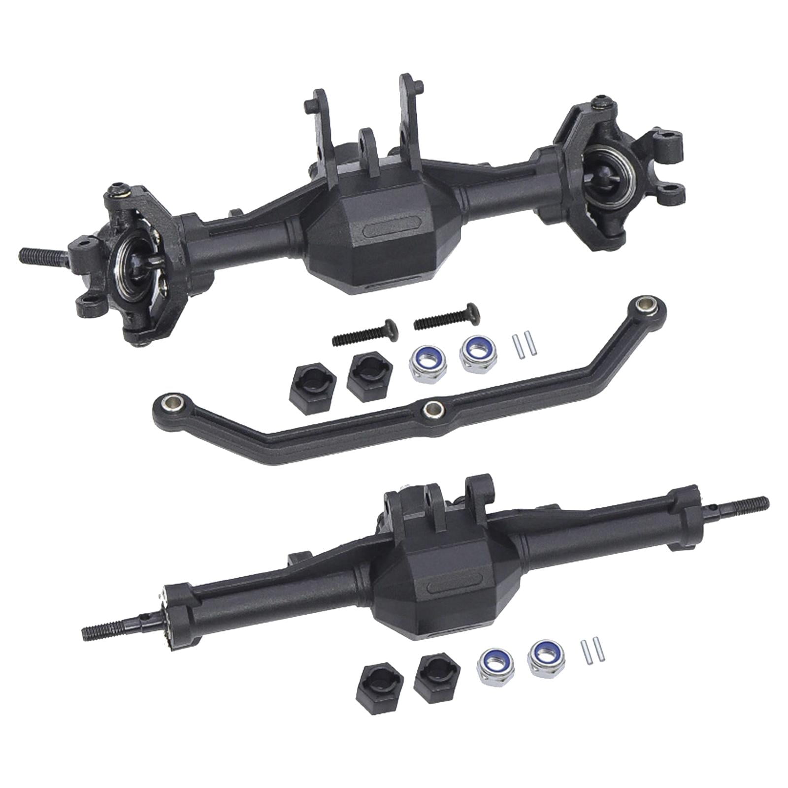 Kokiya Front and Rear Axle Set Complete Axle Set for 1/18 Scale Trucks ...