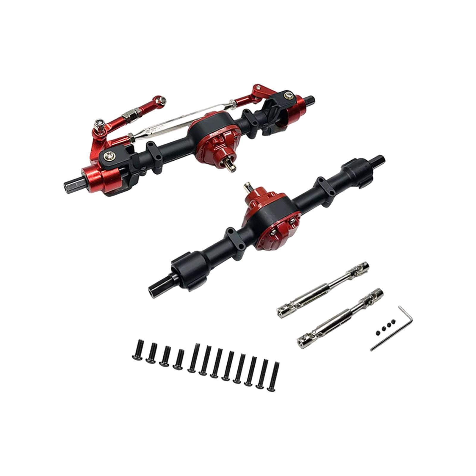 Kokiya Front and Rear Bridge Axle, RC Metal Axle Upgrade Replace RC Car ...