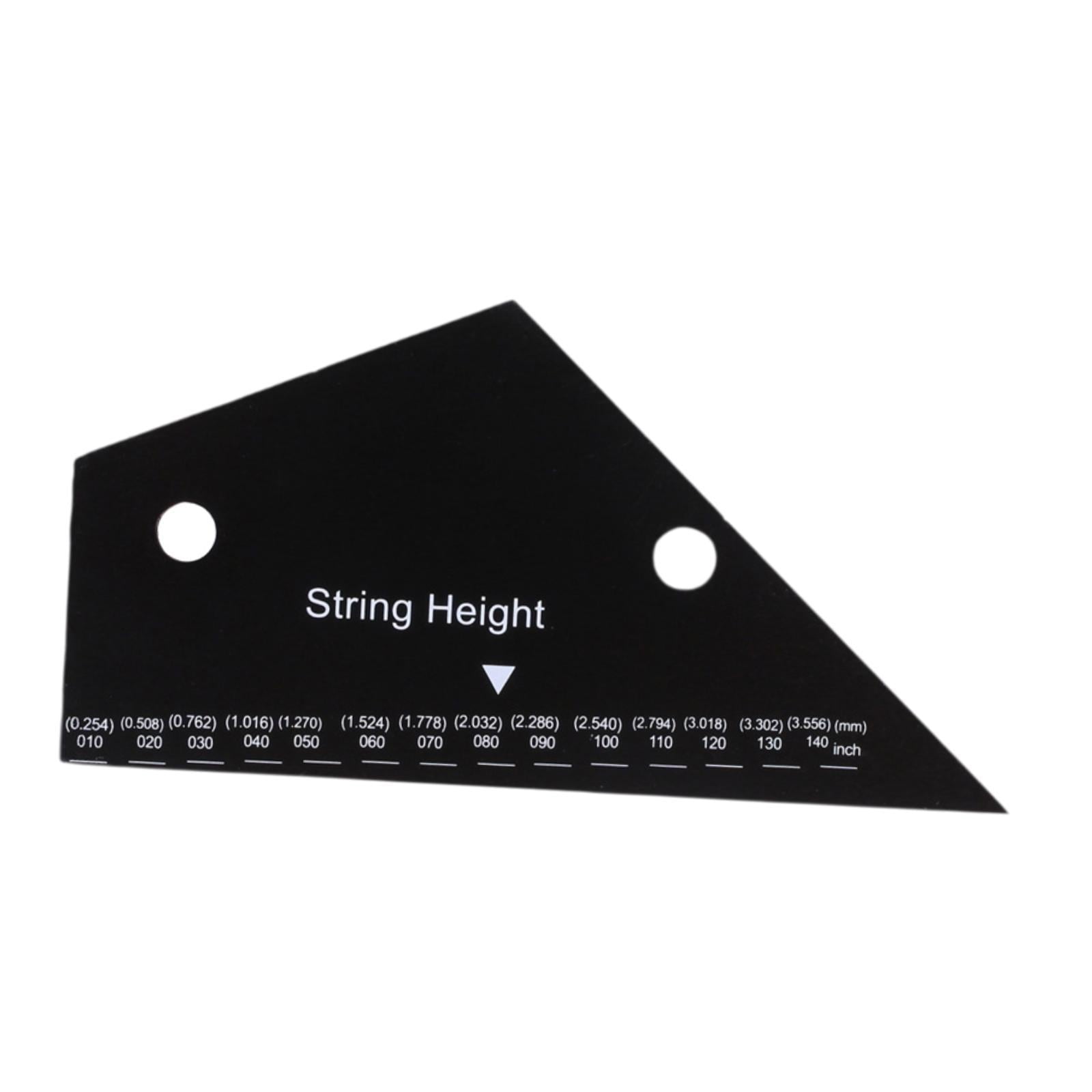 Kokiya Guitar Ruler Buzzing Fret Catcher String Height Gauge Measuring ...