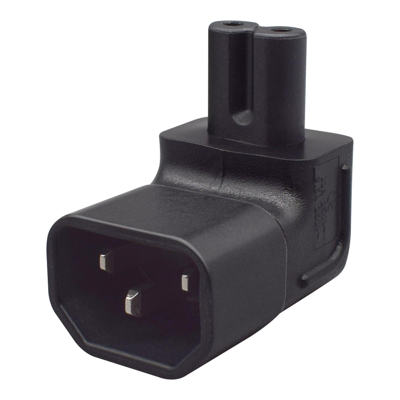 Kokiya IEC320 C14 to IEC320 C7 Power Adapter Multipurpose Conversion ...